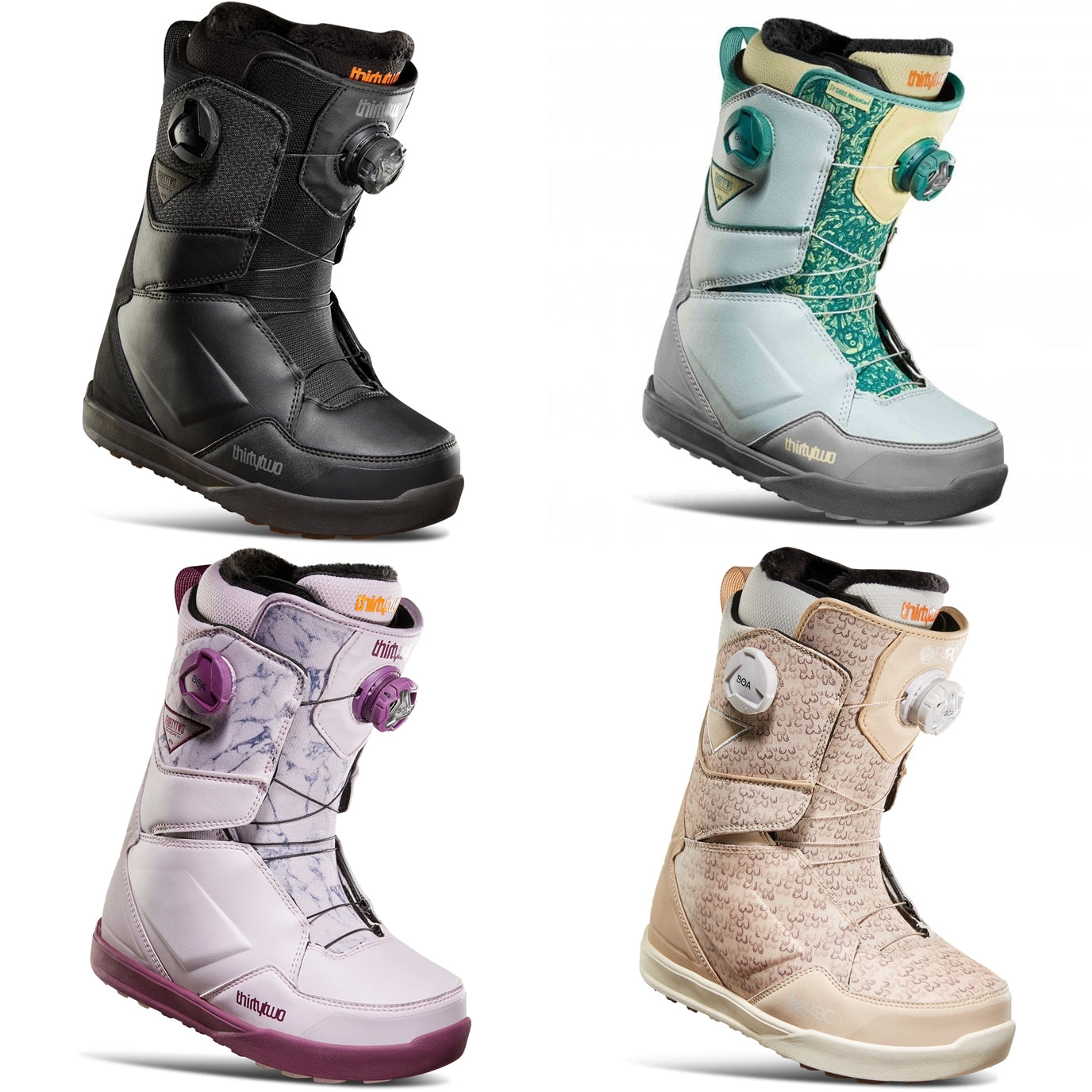 全新 Thirtytwo Lashed Double Boa Woman 4色 Snowboard Boots – 222shophk
